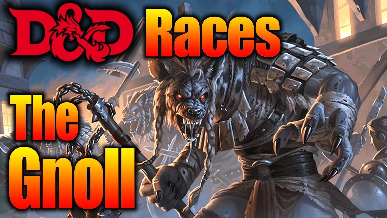 D&D Gnoll Player Character Option - YouTube