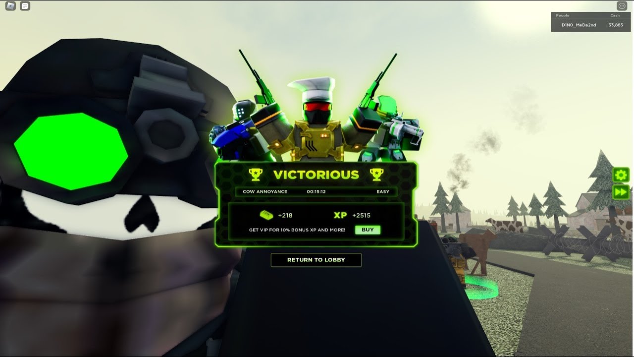 TDX Cow Annoyance Easy Solo Win - YouTube