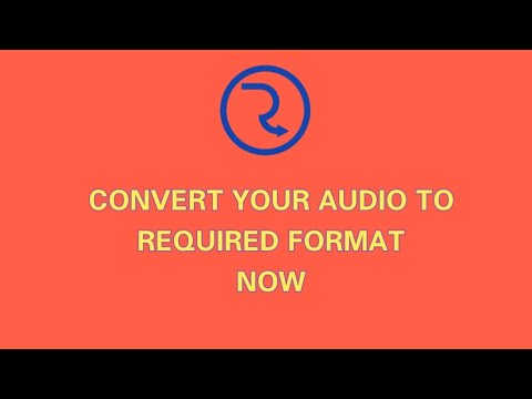 How to convert your audio files to required format when using routenote distribution - YouTube