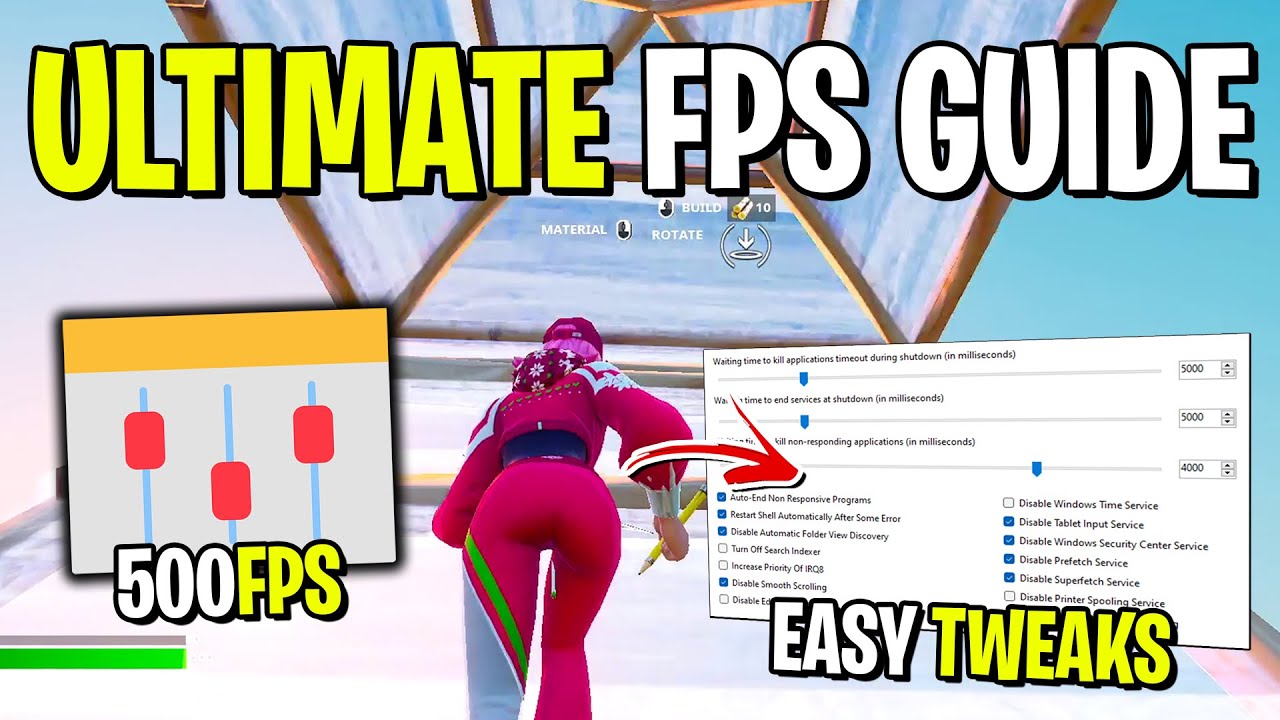 FROM 30 FPS TO 300 FPS... FORTNITE FPS BOOST GUIDE! - YouTube