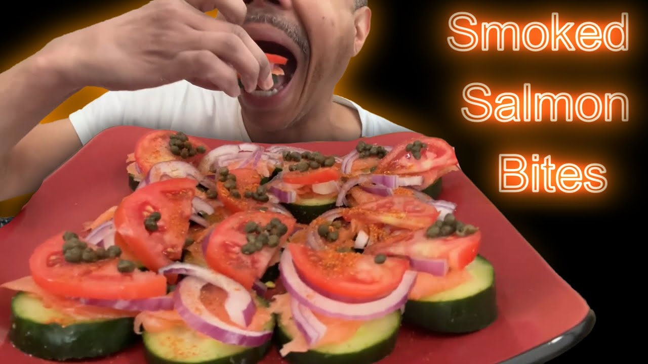 SMOKED SALMON Hand Held Bites for Lunch Anyone? - YouTube