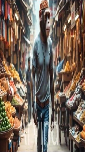 Monkey attitude walk| Attitude|Monkey man|Red Sea bgm - YouTube