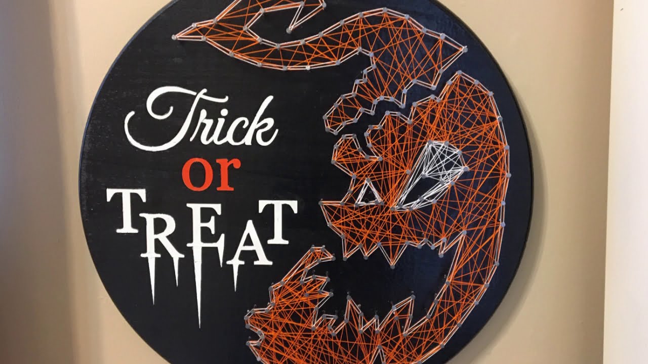 5 Trick or Treat String Sign with sound - YouTube