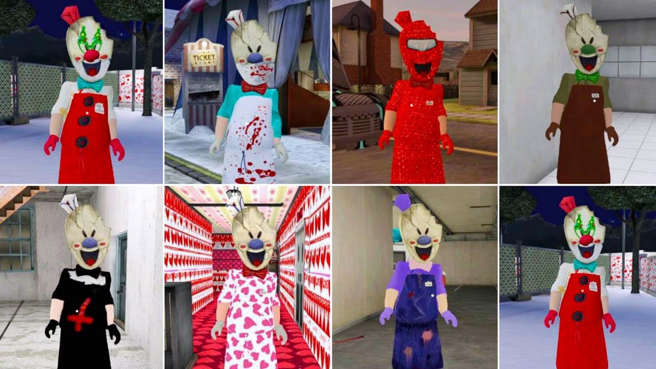 Ice Scream 1 2 3 4 5 6 7 Mods Full Gameplay | All Ice Scream Games Mods ...