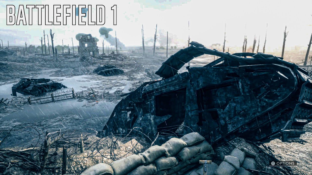 Battlefield 1 | 10. Steel on Steel | BF1 OST 🎵 + Ambience scenery - YouTube