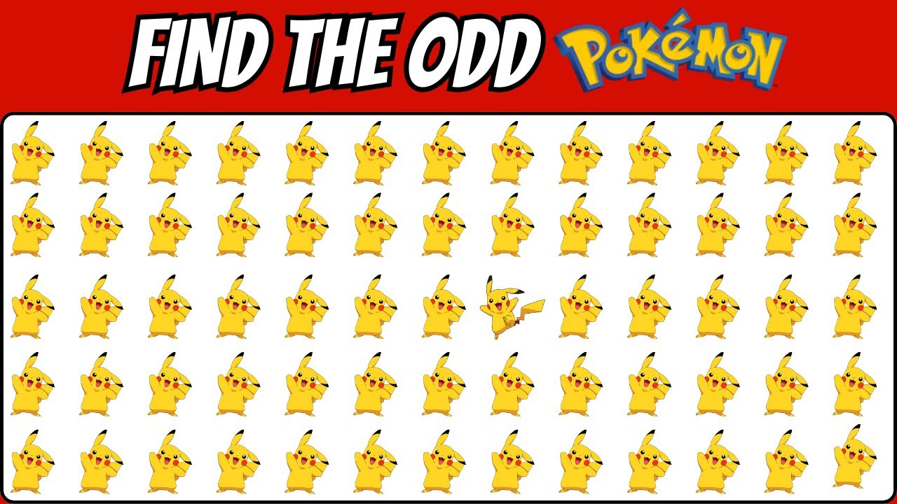 Find The Odd One Out | Pokemon Edition 🐉 - YouTube