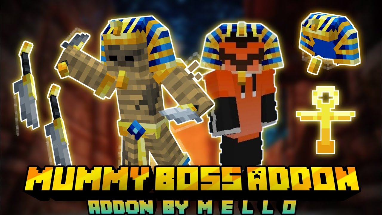 Boss Mod Minecraft Pe 1.20 | Mummy Boss Addon - Survival Support for ...