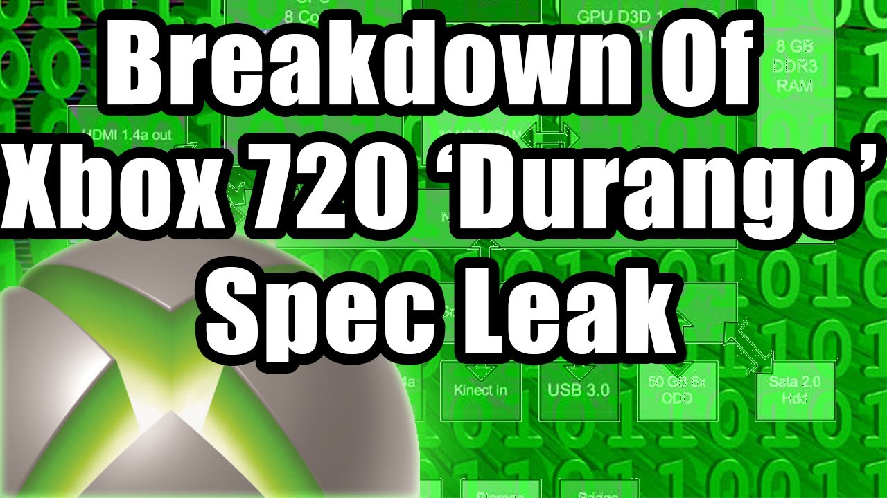 Xbox 720 Durango Specs Leaked, Full Breakdown Of New Console - May Be ...