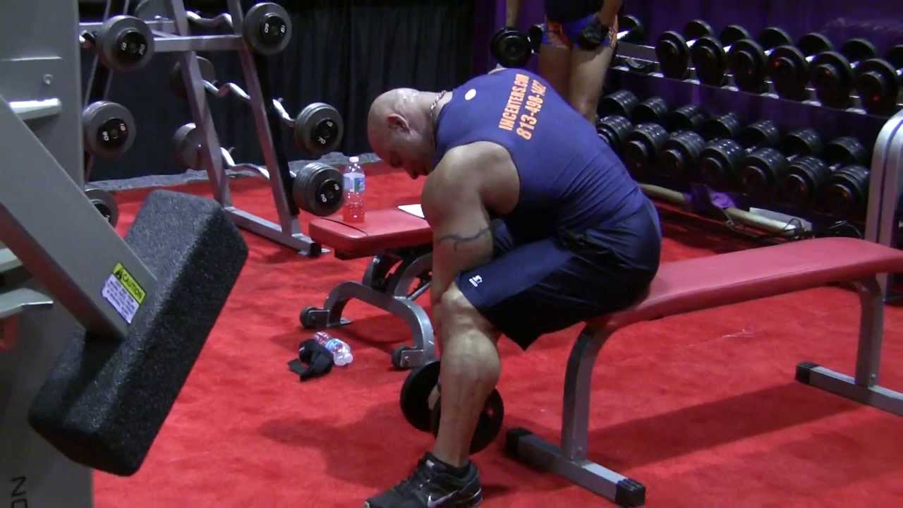 IFBB Pro Mark Antonek Trains Arms at The 2013 Europa Show of Champions ...