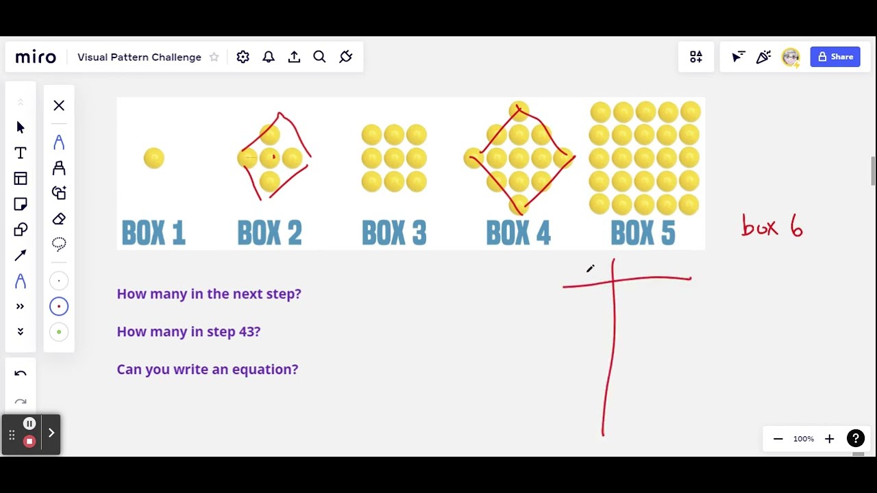 Visual Pattern Challenge 177 - what's going on with these numbers ...