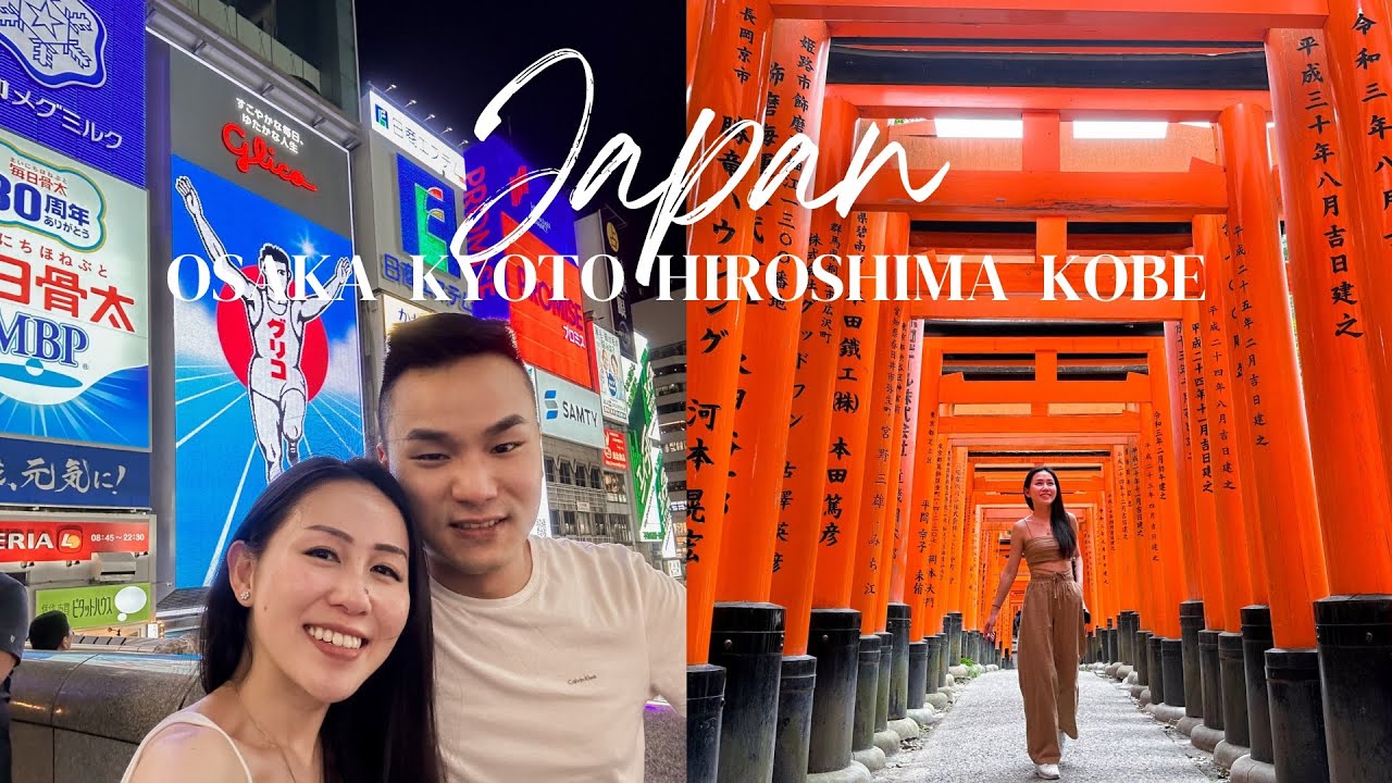 OSAKA KYOTO HIROSHIMA KOBE | Hello Kitty Shinkansen | What to do & What ...