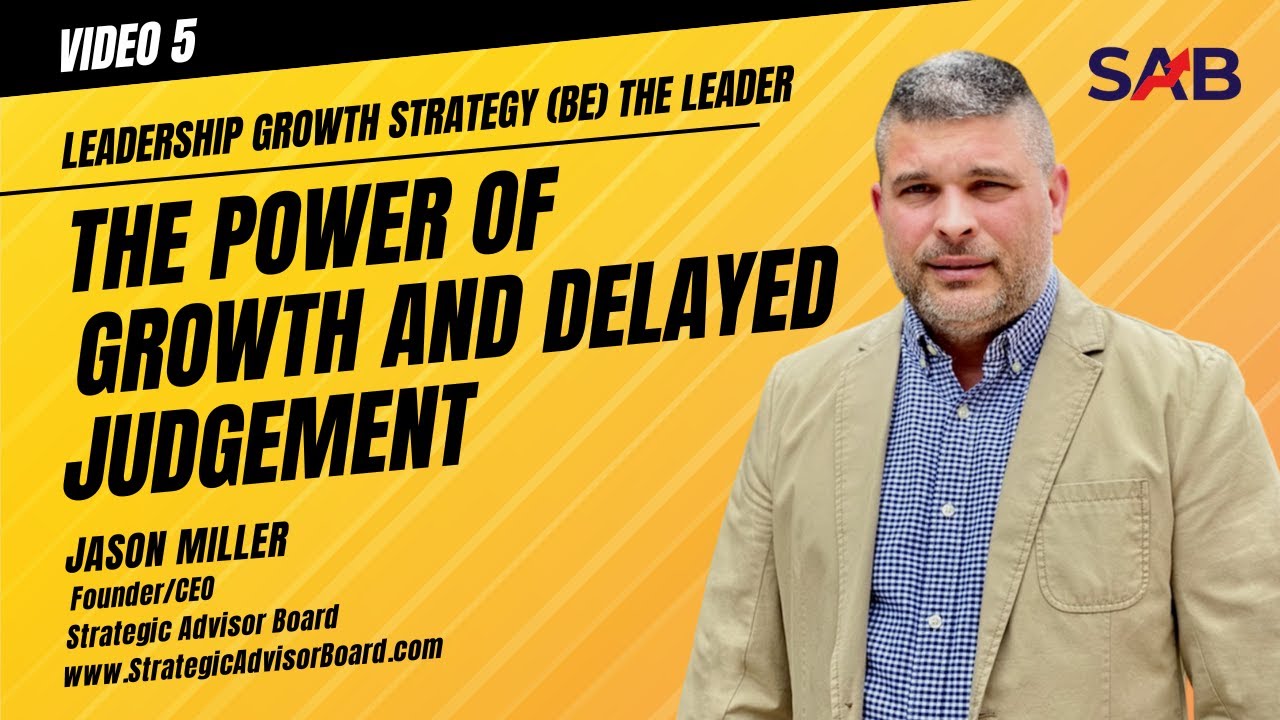 Leadership Growth Strategy (BE) The Leader - The Power of Growth and ...