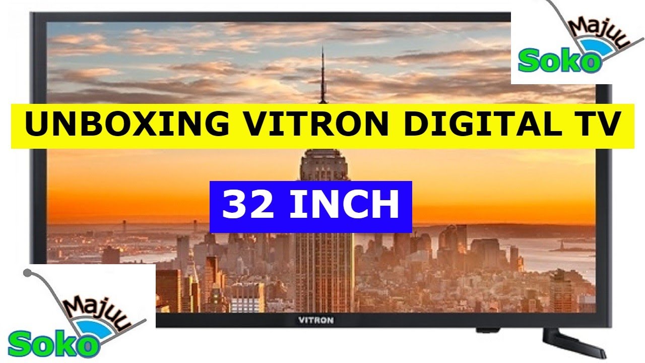 Unboxing Vitron 32 Inch Digital TV - YouTube