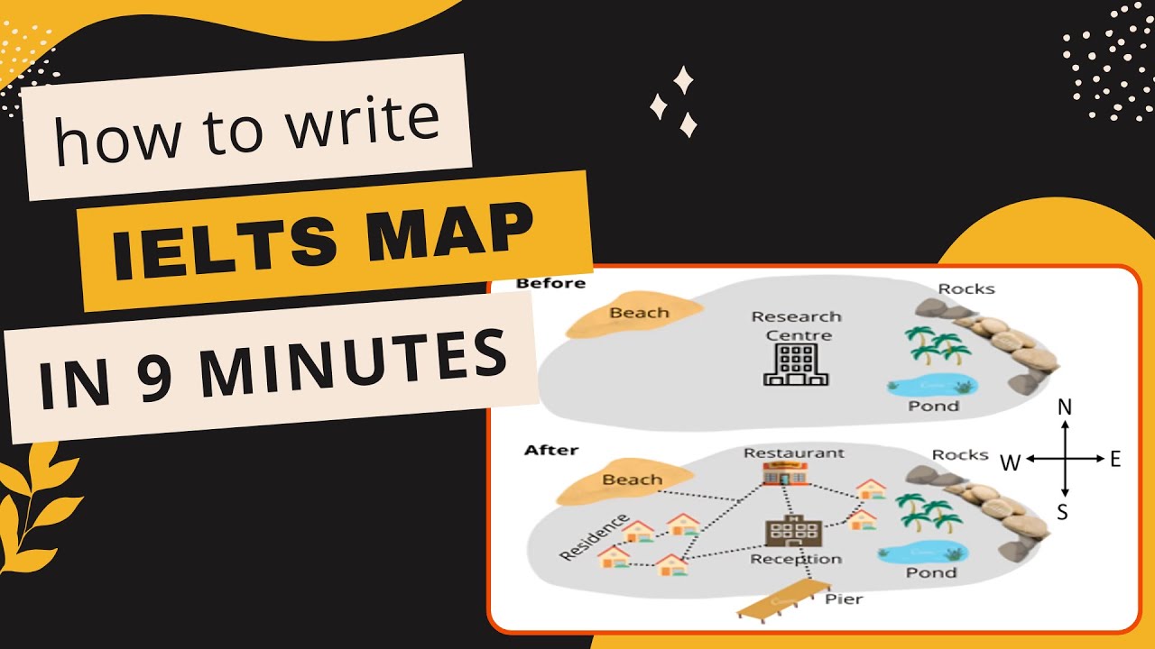 Learn How to write an IELTS Map task 1 in 9 minutes - YouTube