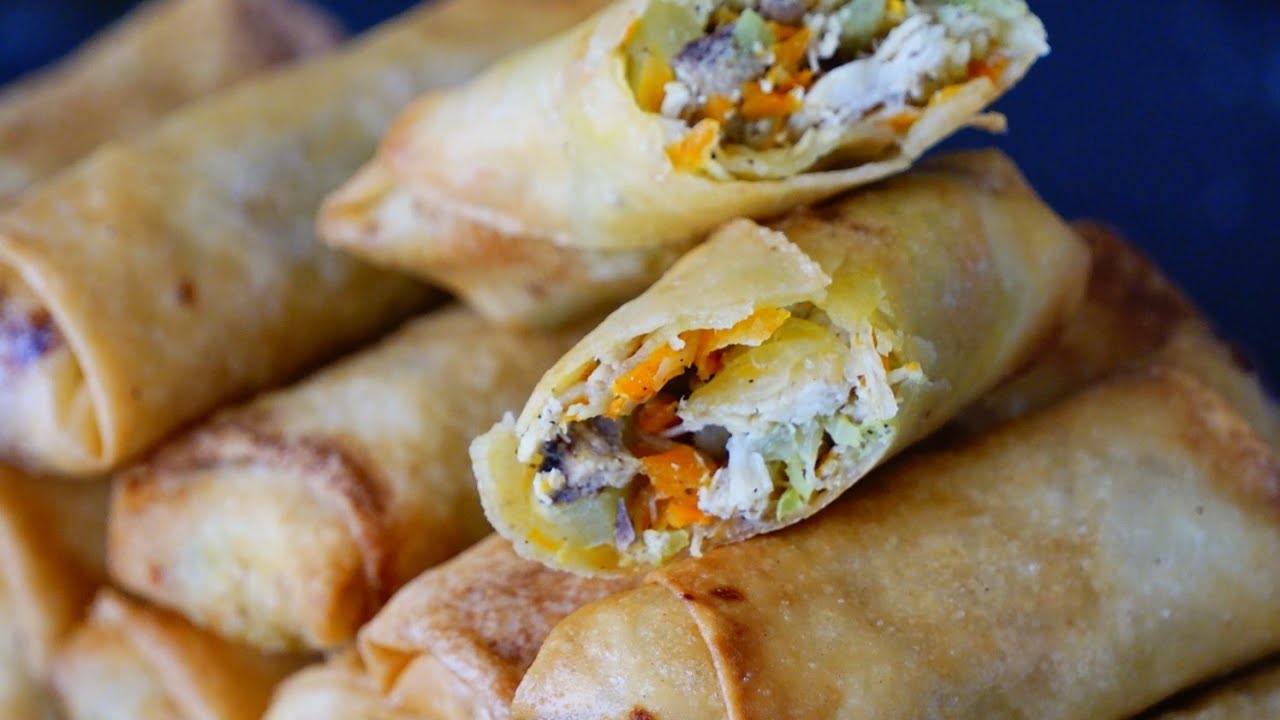 POTATO VEGETABLE SPRING ROLLS - YouTube