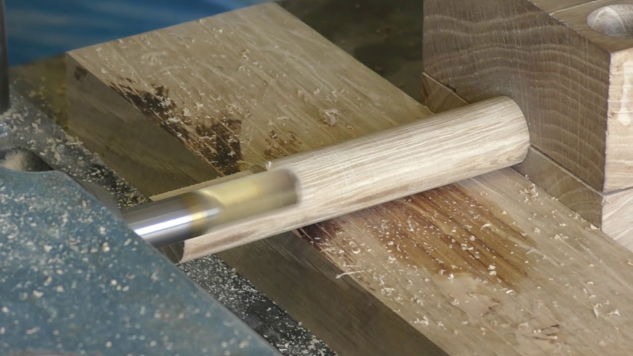 Wooden Piston Milling - YouTube