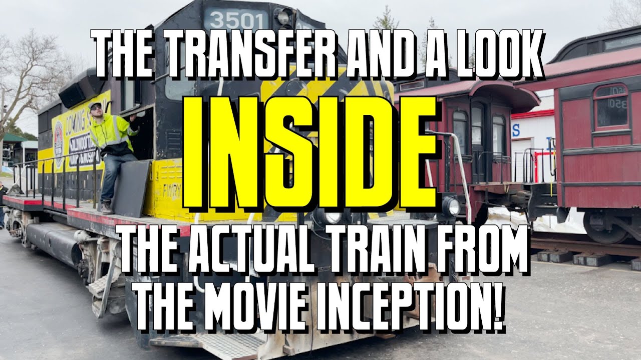 The transfer and look inside the train from the movie Inception at Volo ...