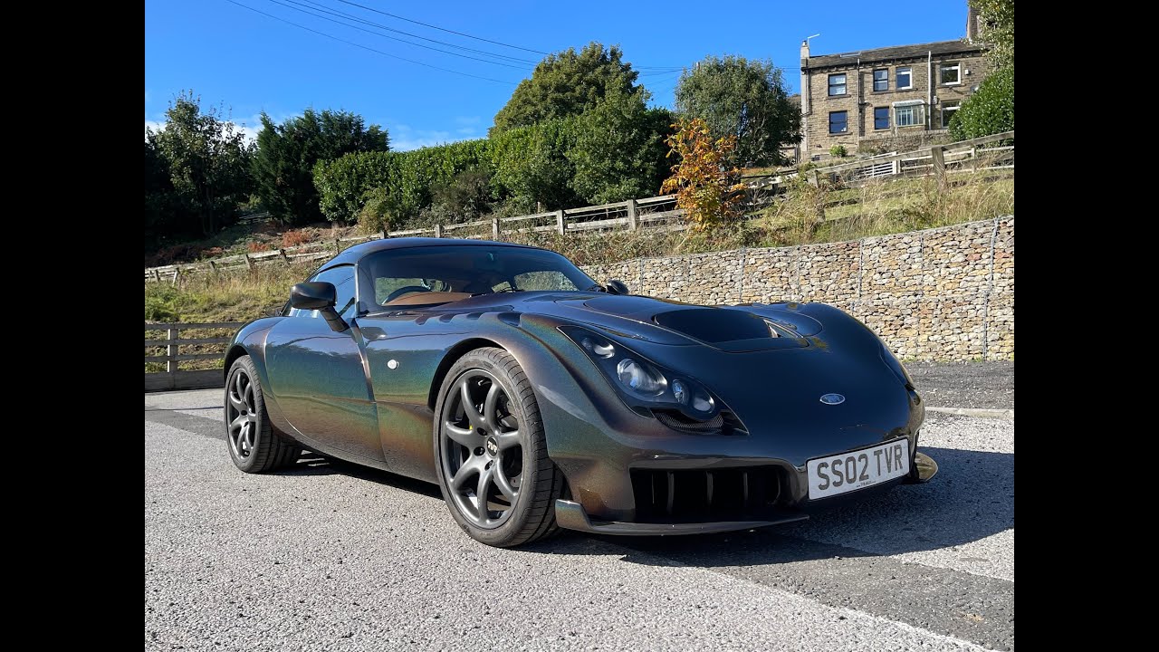 TVR Sagaris - Copper Spectraflair - ENGINE RUNNING - YouTube