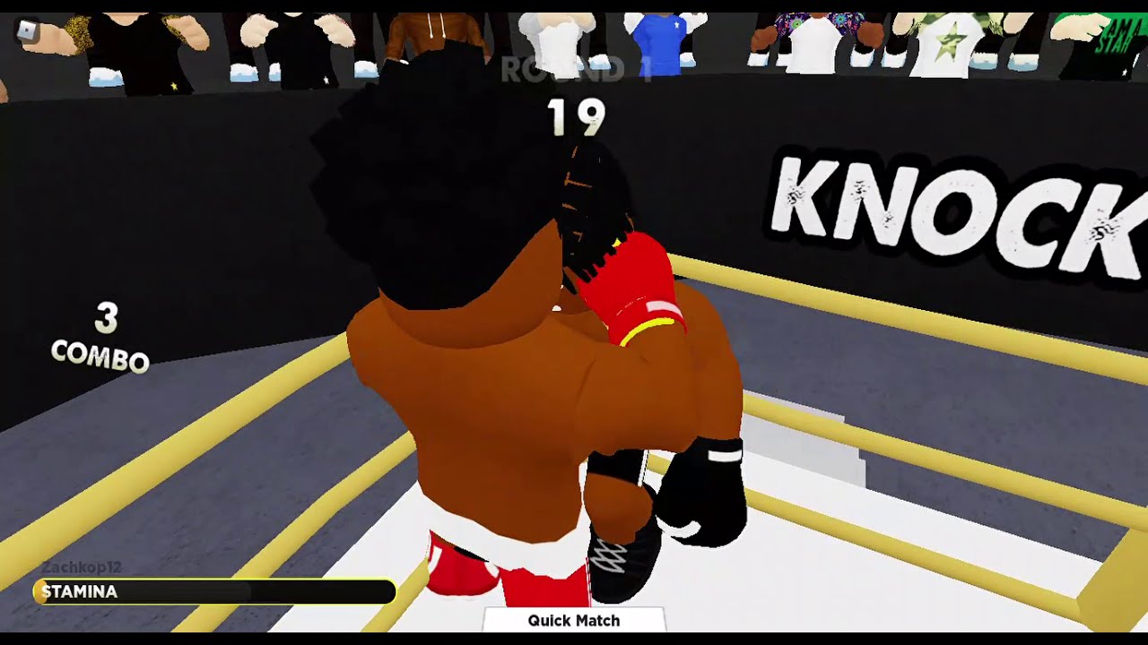 playing roblox knockout - YouTube