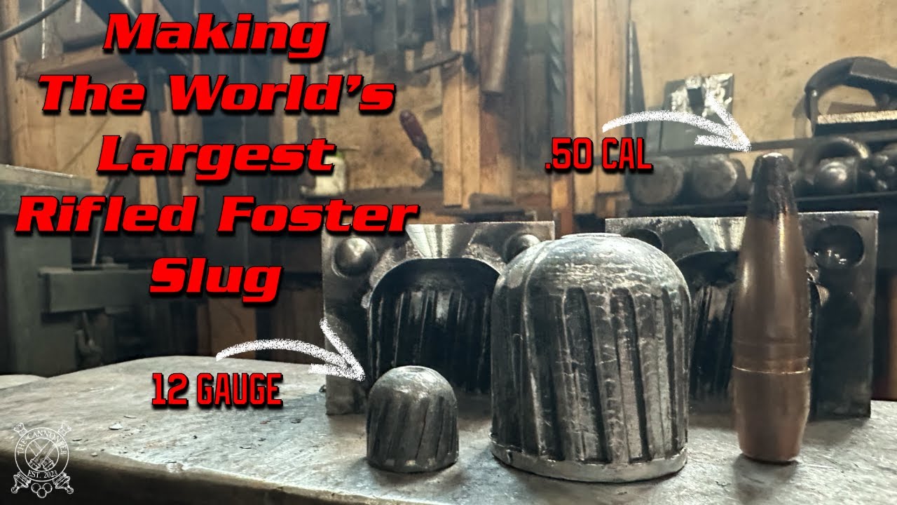 Making the World's Largest Rifled Foster Slug - YouTube