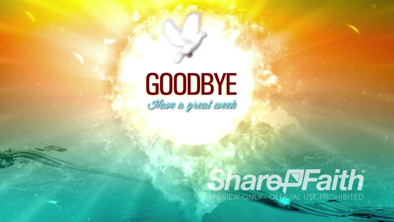 Pentecost Come Holy Spirit Goodbye Church Motion Graphics | Sharefaith ...