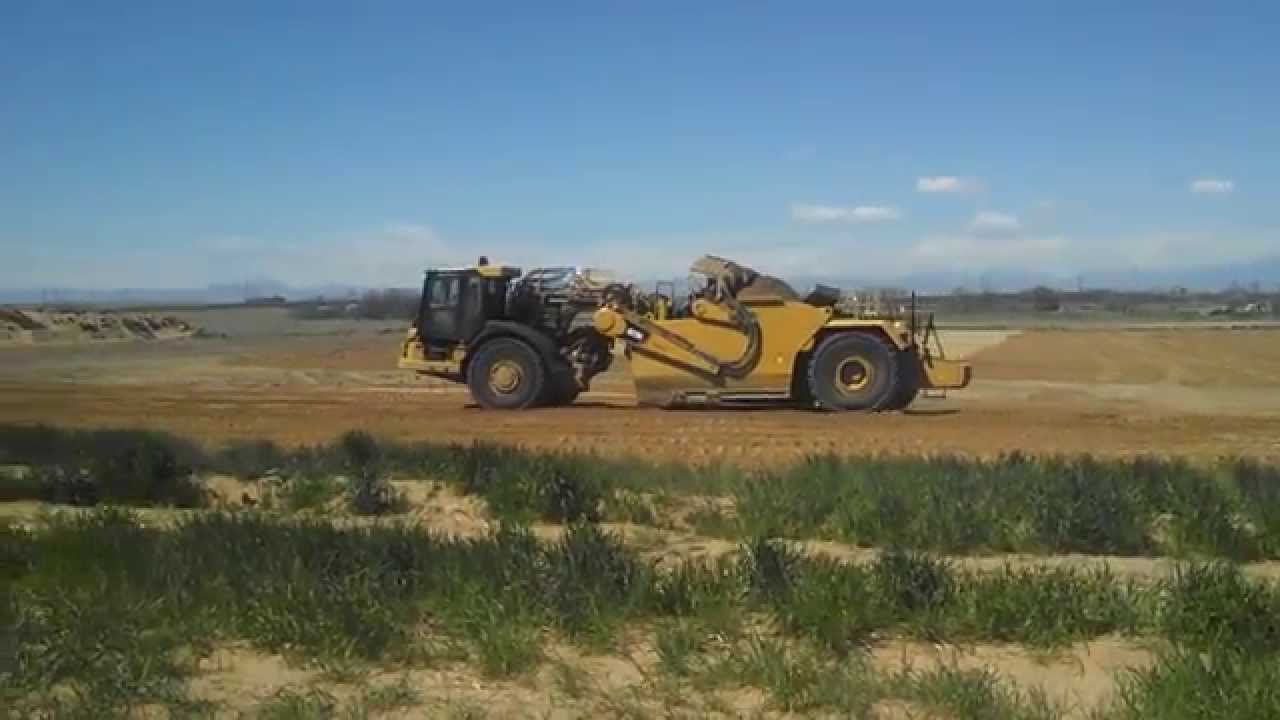 Scraper cat 623h - YouTube