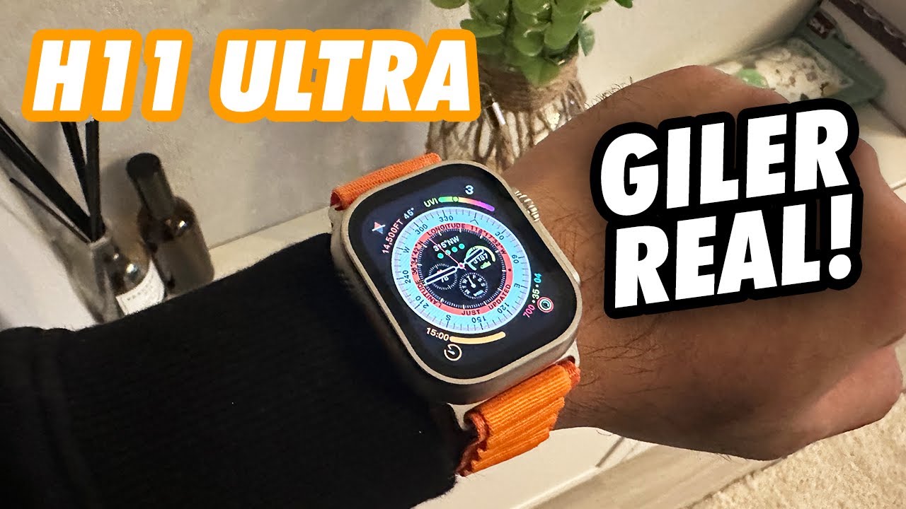 Klon WATCH ULTRA Terpaling REAL - Review H11 Ultra Smartwatch - YouTube