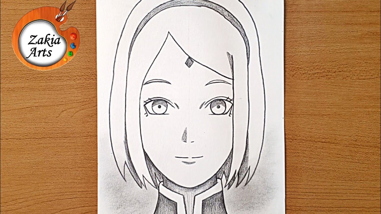 How to draw Sakura Haruno step by step | How to draw anime step by step ...