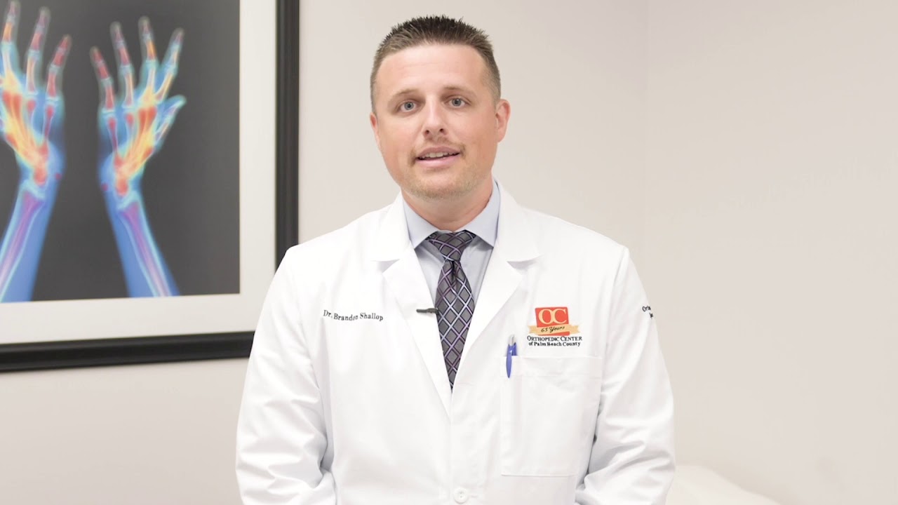 Meet Dr. Brandon Shallop | The Orthopedic Center of Palm Beach County ...