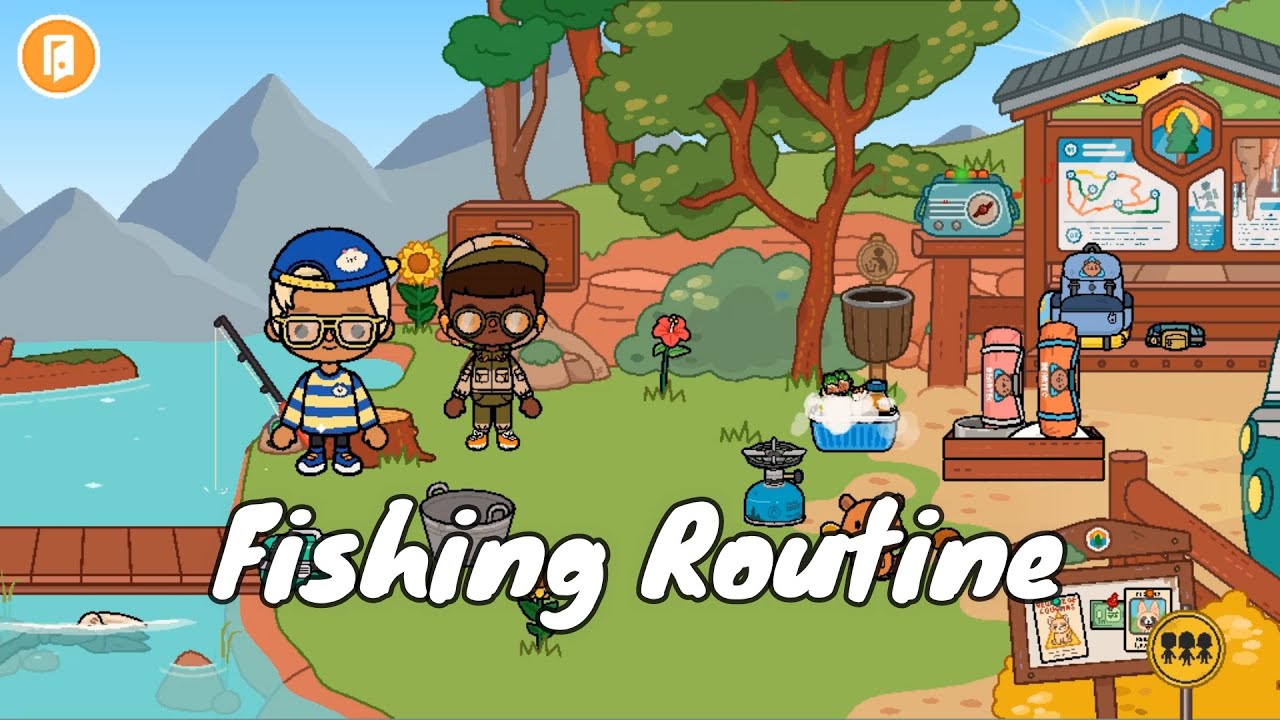 Fishing Routine Outdoor | Toca Boca | Toca Life World - YouTube