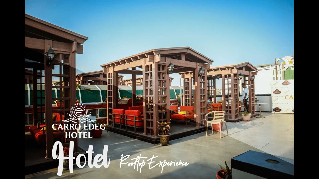 Carro Edeg Hotel-Breathtaking rooftop seating area with panoramic views ...
