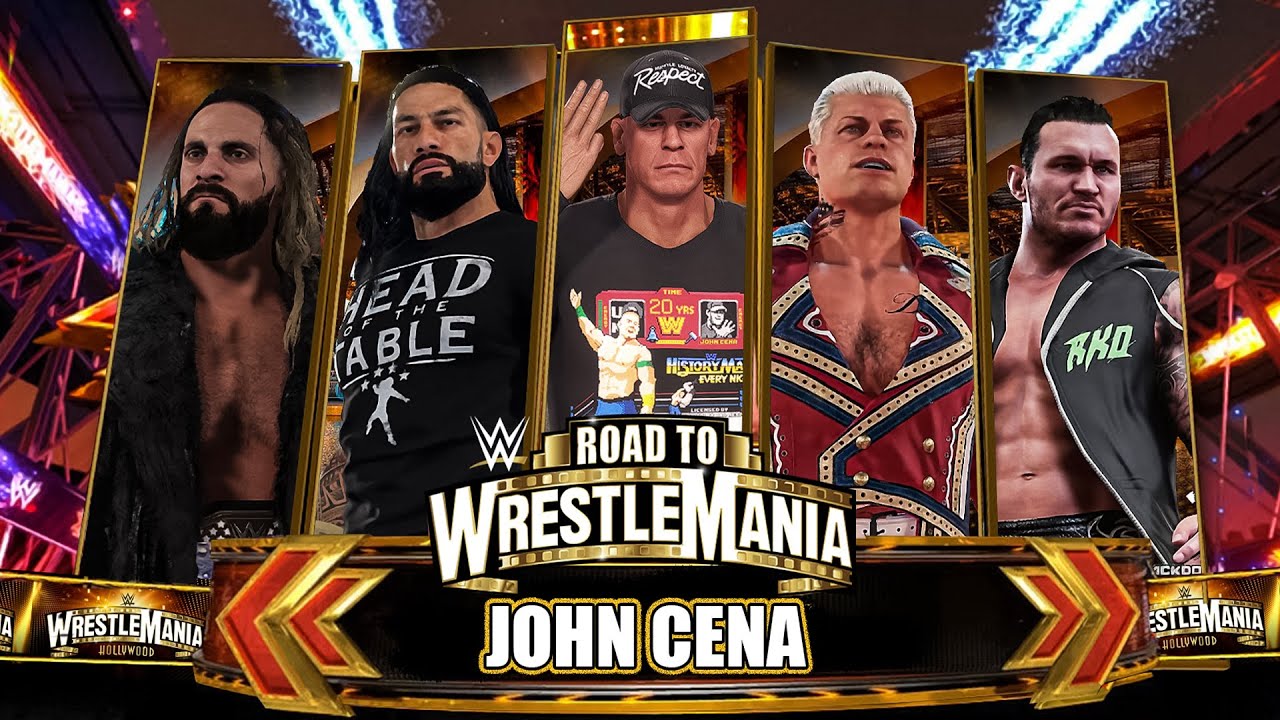 WWE2K23 Road To WrestleMania /PS5/PS4/PC/Concept - YouTube