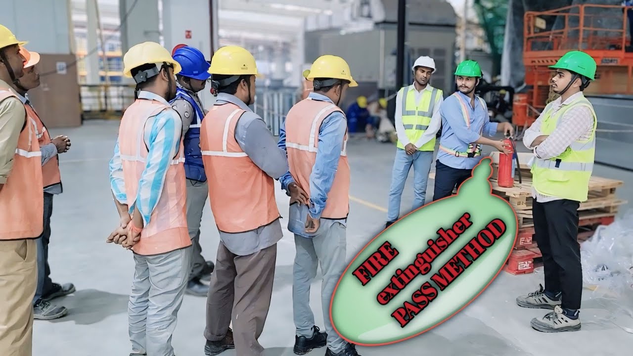 How to use fire extinguisher By PASS Methods - YouTube