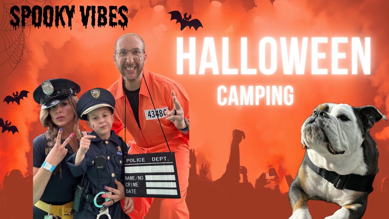 Spooky Halloween Camping Adventure - YouTube