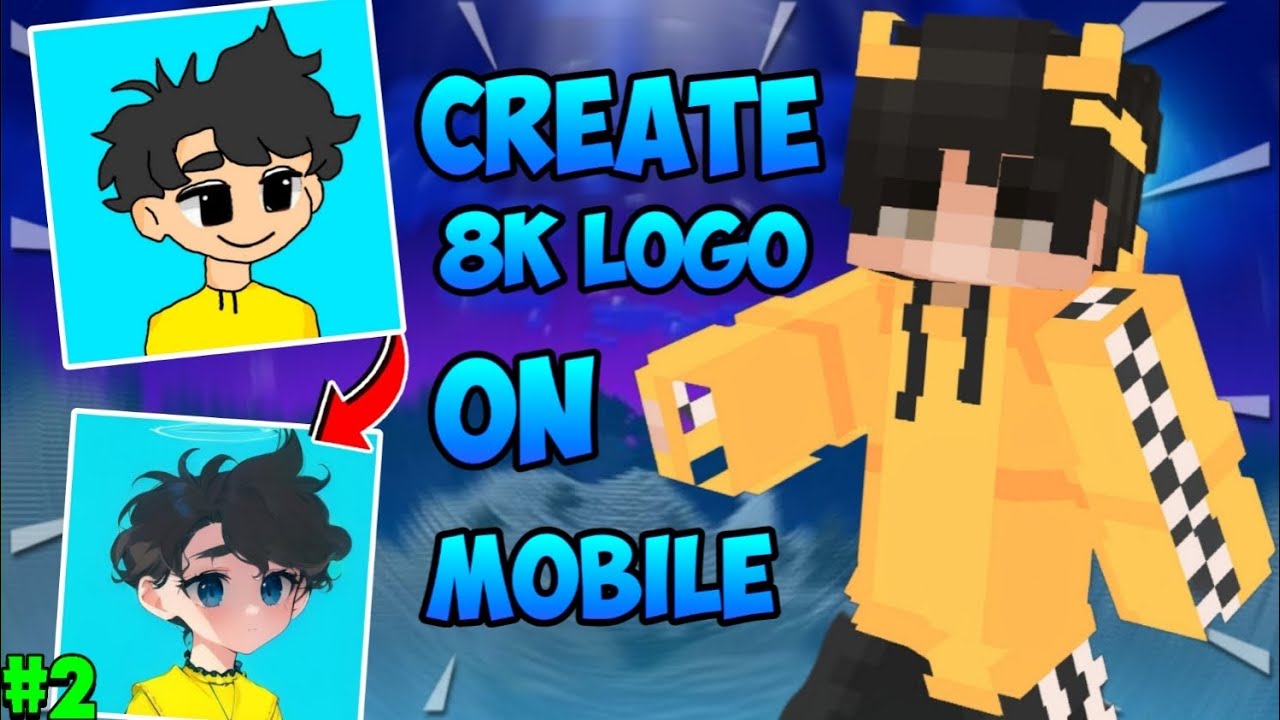 How To Make Minecraft Animated Logo 8K Quality In Mobile | Minecraft ...