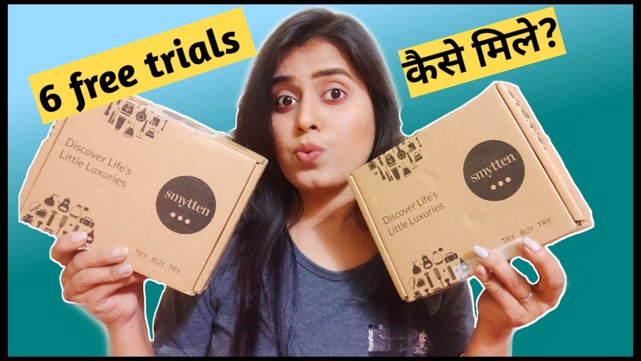 Smytten box unboxing!!How I got free 6 samples???😍😍 - YouTube