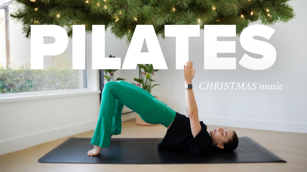 30 MIN FULL BODY Christmas Pilates Workout🎄 | No Equipment - YouTube