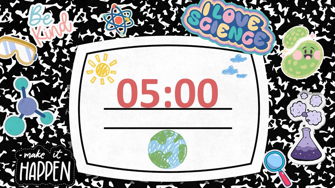 5 Minute Timer - Science - Back to School🔔 - YouTube