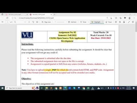 CS310 Assignment No 2 Fall 2022 Complete Solution By Learning With Happy Mood - YouTube