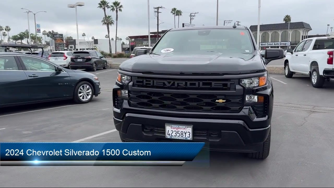 2024 Chevrolet Silverado 1500 Custom Costa Mesa Newport Beach Irvine ...