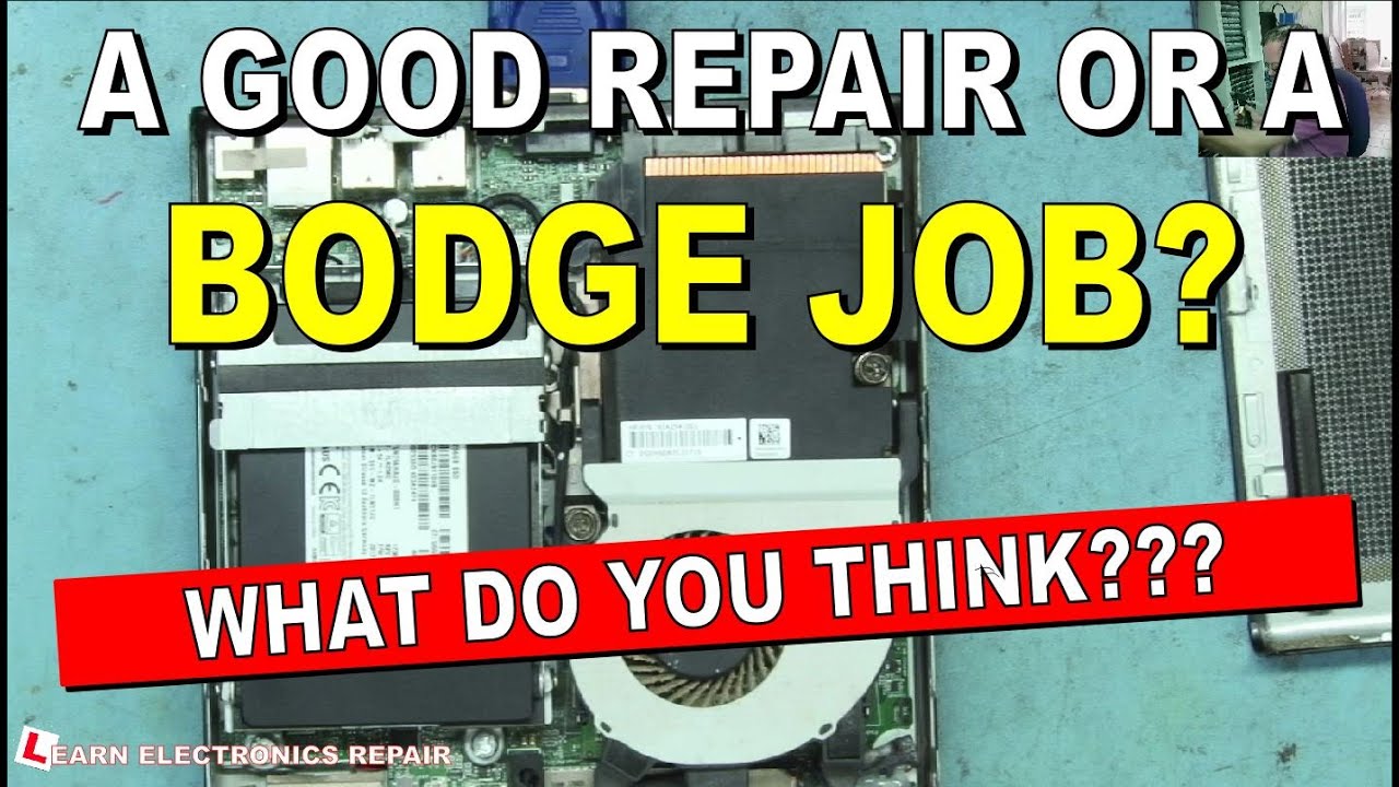 Sometimes You Have To Botch It To Fix It! Is This a Good Repair or ...