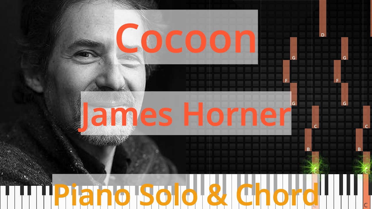 🎹Cocoon, Solo & Chord, James Horner, Synthesia Piano - YouTube