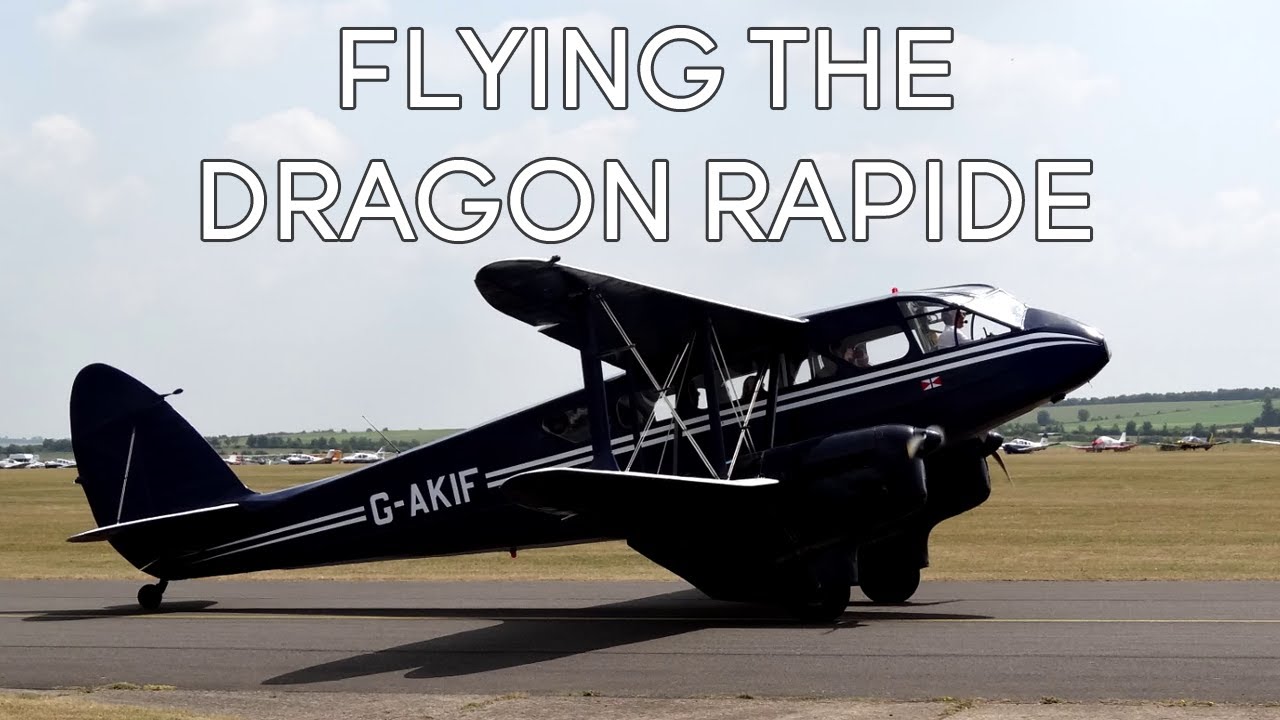 Duxford 2013 - de Havilland DH.89 Dragon Rapide - Flying Legends - YouTube