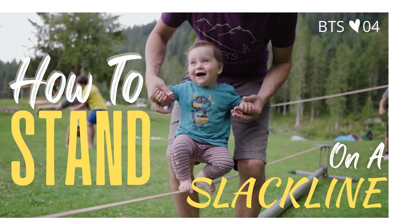 How to Stand on a Slackline - ISA BTS #4 - YouTube