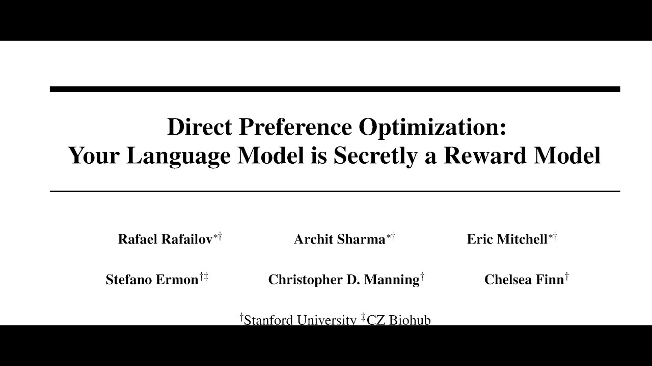 Direct Preference Optimization: Your Language Model is Secretly a ...