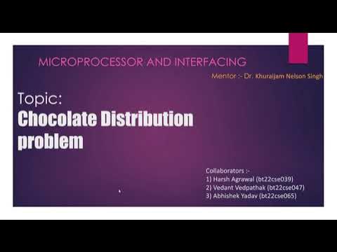 Chocolate Distribution (Microprocessor project) - YouTube