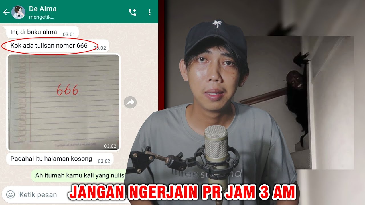 JANGAN NGERJAIN PR JAM 3 AM 😱 | CHAT HISTORY HORROR INDONESIA TERSERAM - YouTube
