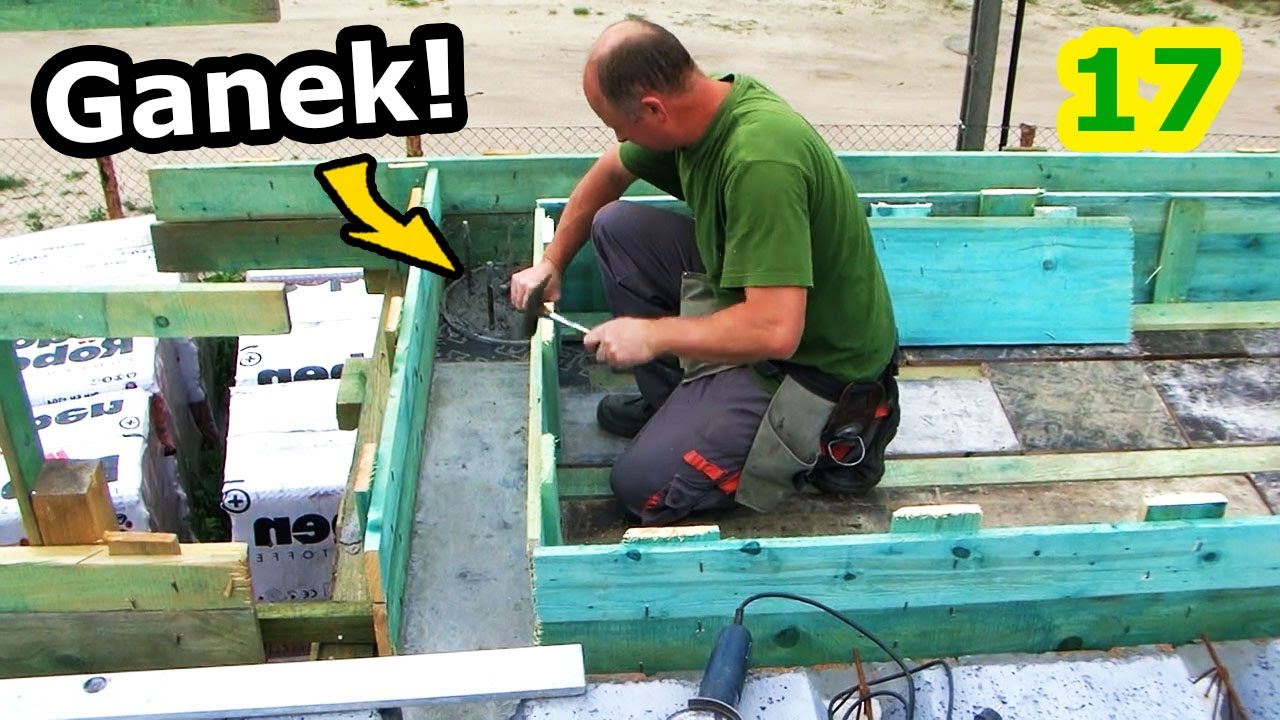 Ganek przed Domem !!! - Jak go wykonać? *Szalunek Kartonowy i ...