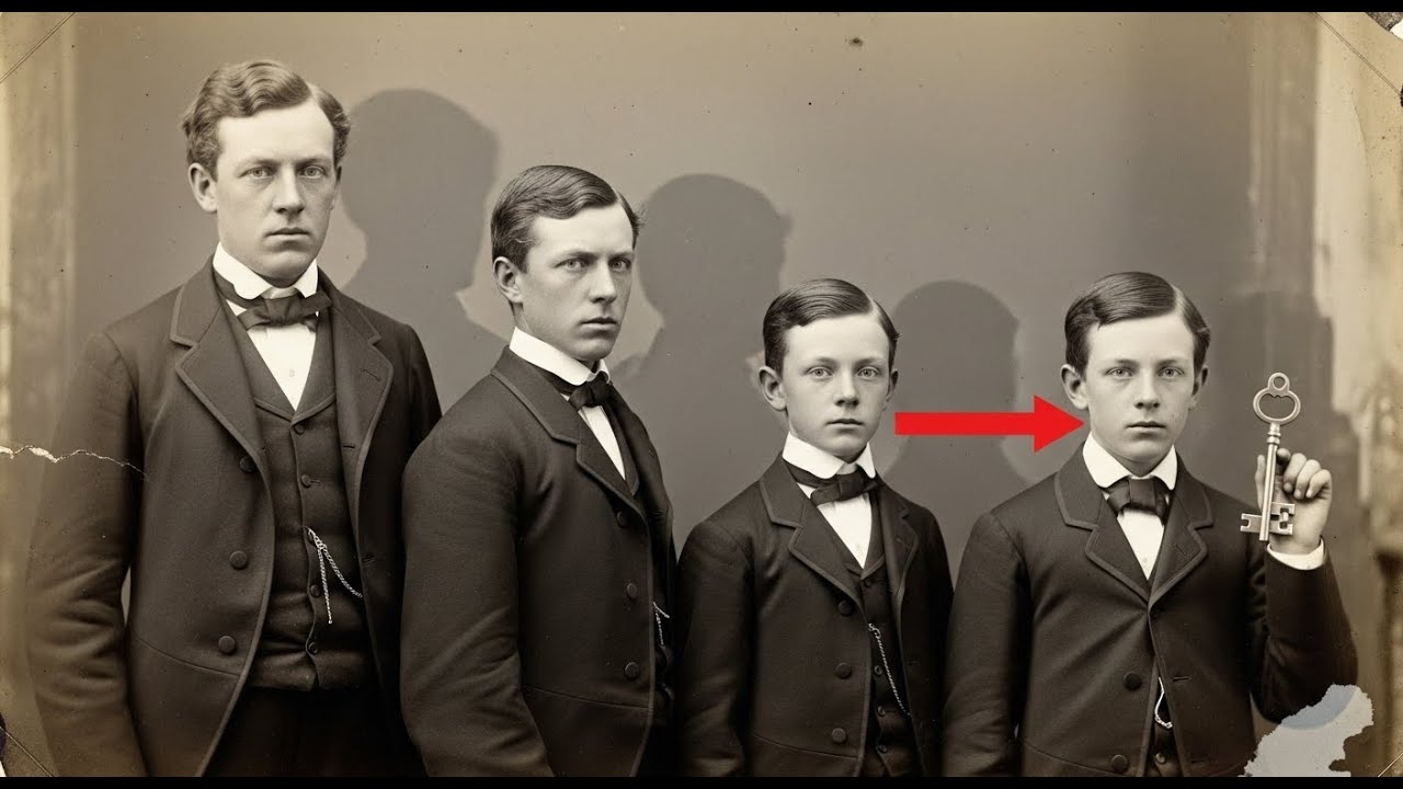 Four Brothers in 1891 Pose Together — Until You Look at the Youngest ...