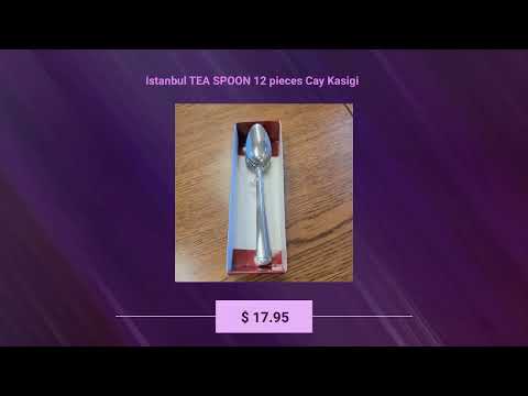 Istanbul TEA SPOON 12 pieces Cay Kasigi